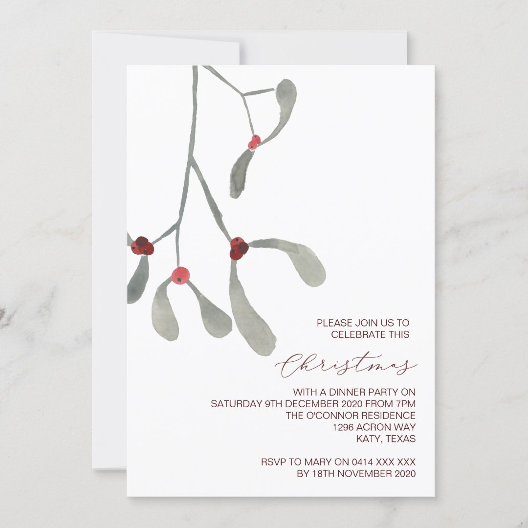 Rustic Holiday and Christmas Invitations | Zazzle