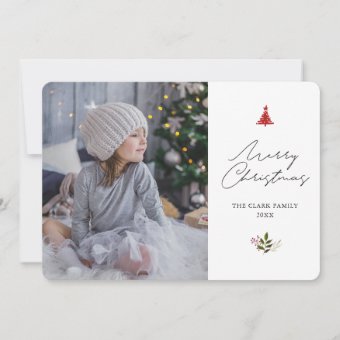 Rustic Holiday Christmas Card | Zazzle