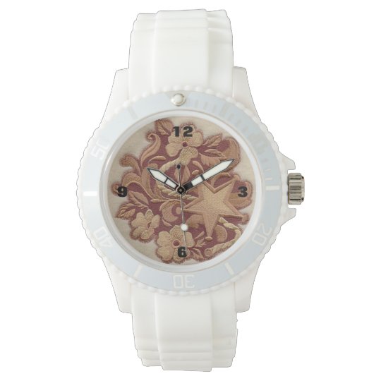 rustic horseshoe cowboy western country floral watch | Zazzle.com