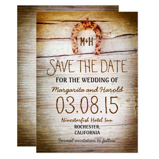 22 Best Save The Date Cards for Rustic Weddings | Mimoprints