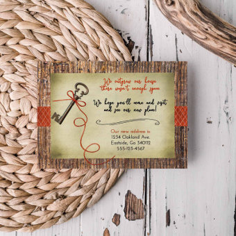 Rustic Housewarming Party Invitation | Zazzle