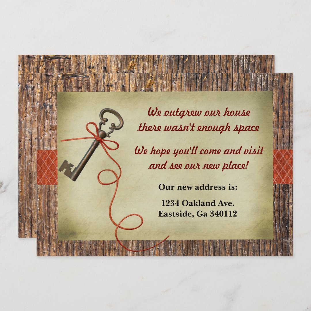 Rustic Housewarming Party Invitation | Zazzle