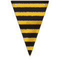 Rustic Illustrated Bee Bunting Banner Sign | Zazzle