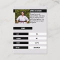 Rustic Karate Green Belt Wood Trading Card | Zazzle