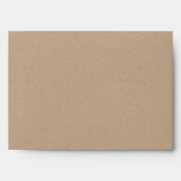 Rustic Kraft and Sunflower Envelope | Zazzle