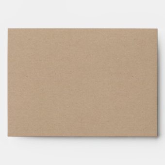 Rustic Kraft and Sunflower Envelope | Zazzle