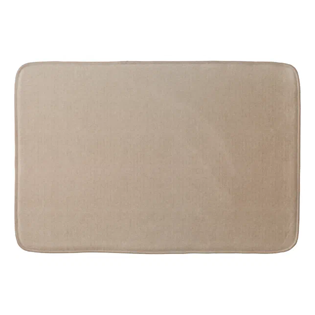 Rustic Kraft Paper Blank Template Custom Bath Mat | Zazzle