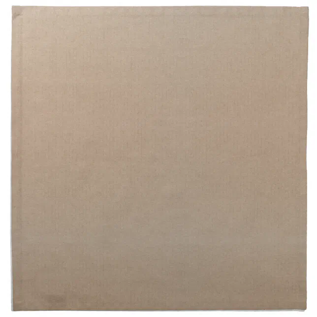 Rustic Kraft Paper Blank Template Custom Cloth Napkin | Zazzle