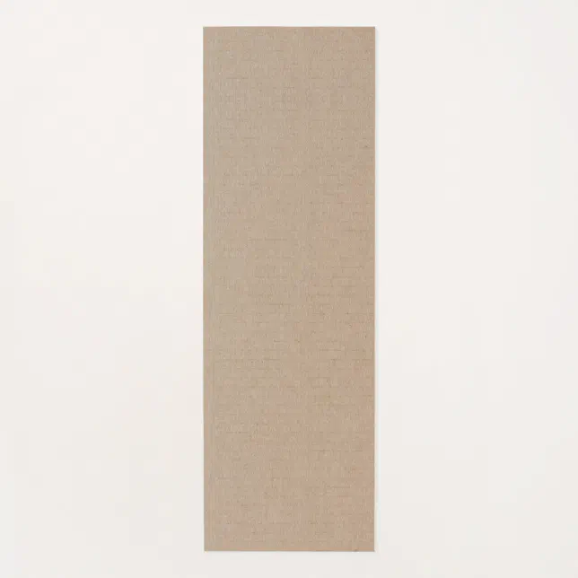 Rustic Kraft Paper Blank Template Custom Yoga Mat | Zazzle