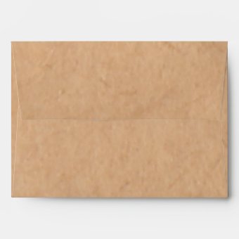 Rustic Kraft Paper Return Address Mailing Envelope | Zazzle