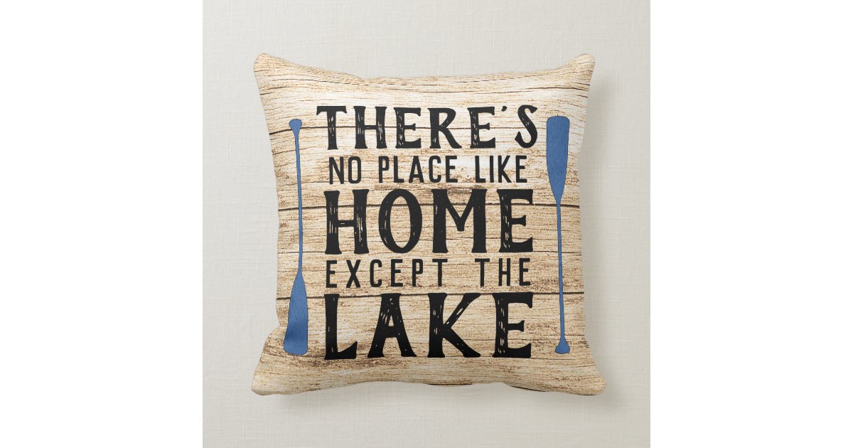 Rustic Lake House Throw Pillow | Zazzle.com
