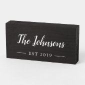 Rustic Last Name Sign | Family Name Wood Sign | Zazzle