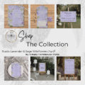 Rustic Lavender & Sage Wildflowers Lavender Invitation | Zazzle