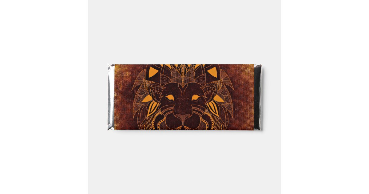 Rustic Lion Head Hershey Bar Favors | Zazzle