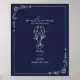 Rustic Lobster Dark Blue Beach Wedding Welcome Poster | Zazzle