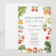 Rustic Locally Grown Farmer's Market Baby Shower Invitation | Zazzle