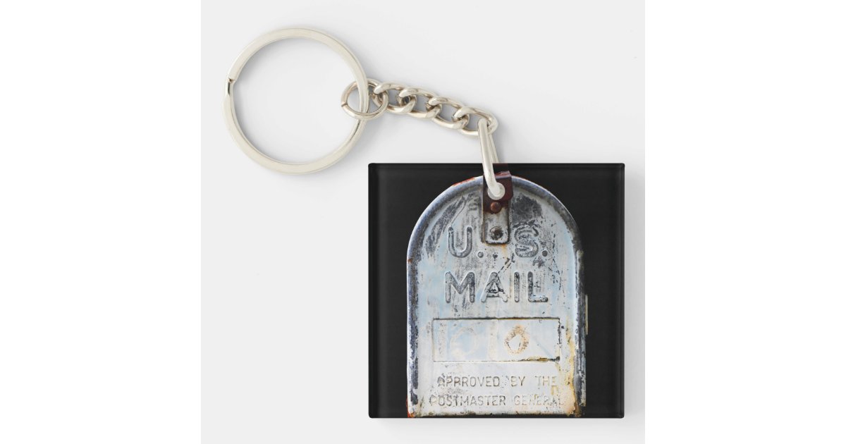 Rustic Mailbox Keychain | Zazzle