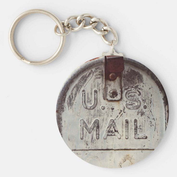 Rustic Mailbox Keychain | Zazzle