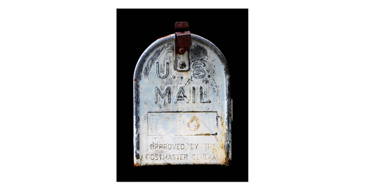 Rustic Mailbox Portrait Postcard | Zazzle.com