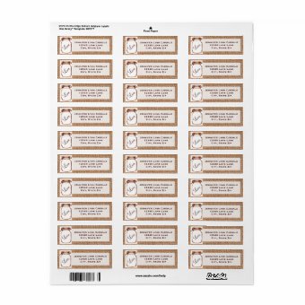 Rustic Mason Jar Burlap Wedding Address Labels | Zazzle