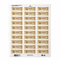 Rustic Masonic Address Labels | Old Parchment | Zazzle