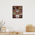 Rustic Memorial Remembrance Photo Keepsake Funeral Poster | Zazzle