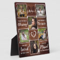 Rustic Memorial Remembrance Photo Keepsake Plaque | Zazzle