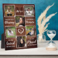 Rustic Memorial Remembrance Photo Keepsake Plaque | Zazzle