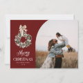 Rustic Merry Christmas Photo Card | Zazzle