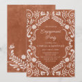 Rustic Mexican Papel Picado Engagement Party Invitation | Zazzle