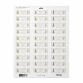Rustic Minimalist Pine Trees Label | Zazzle