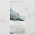 Rustic Misty Mountain Lake Watercolor Menu | Zazzle