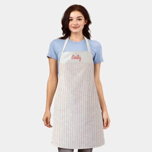 Rustic Modern Editable Color Personalized Apron | Zazzle