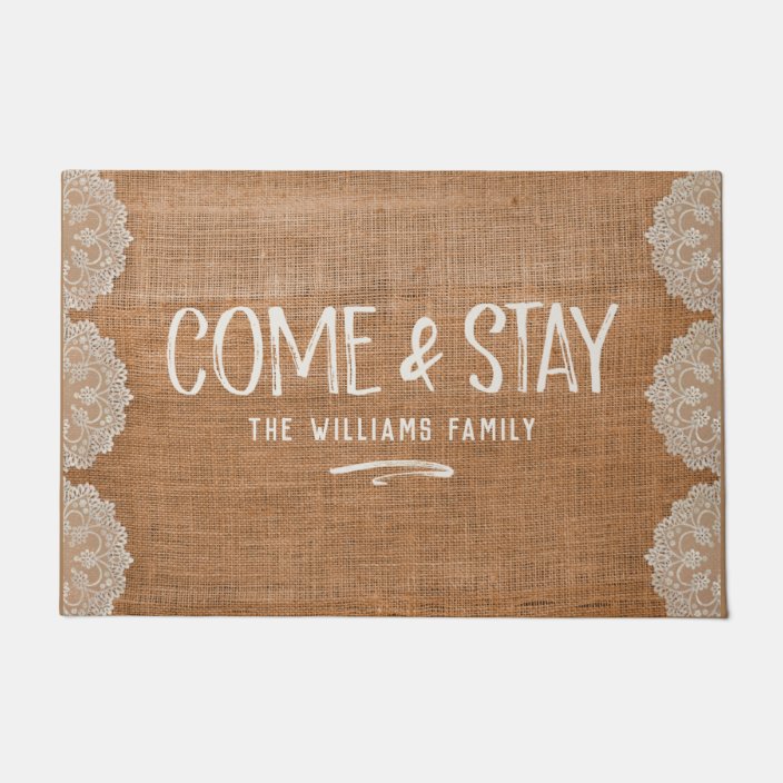 Rustic Modern Farmhouse Door Mat | Zazzle.com