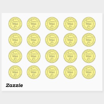 Rustic Modern Homemade Lemon Meringue Pie Yellow Classic Round Sticker ...