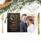 Rustic Monogram Photo Wedding Invitation | Zazzle
