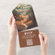 Rustic Mountain Forest Evergreen Wedding QR Code All In One Invitation ...