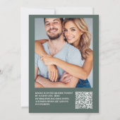 Rustic Mountain Forest Evergreen Wedding QR Code Invitation | Zazzle