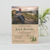 Rustic Mountain Graduation Invitation | Zazzle