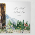 Rustic Mountain Wildflower | Boho Wedding Tri-Fold Invitation | Zazzle