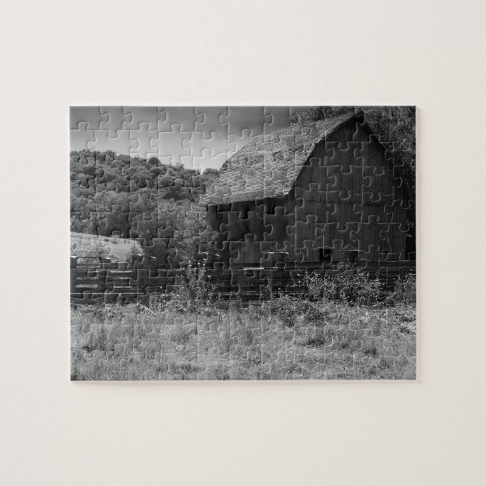 Rustic Mystic Barn Jigsaw Puzzle | Zazzle