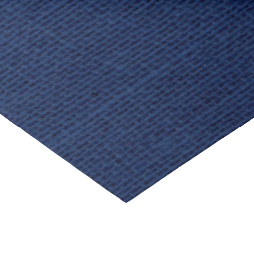 Rustic Navy Blue Burlap Texture Tissue Paper | Zazzle