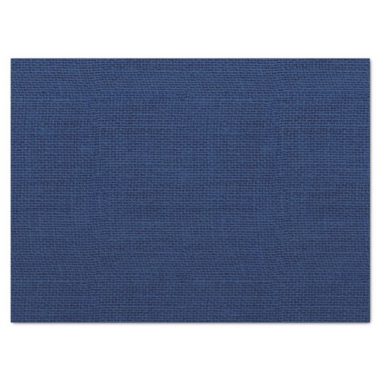 Rustic Navy Blue Burlap Texture Tissue Paper | Zazzle.com