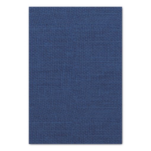 Rustic Navy Blue Burlap Texture Tissue Paper | Zazzle