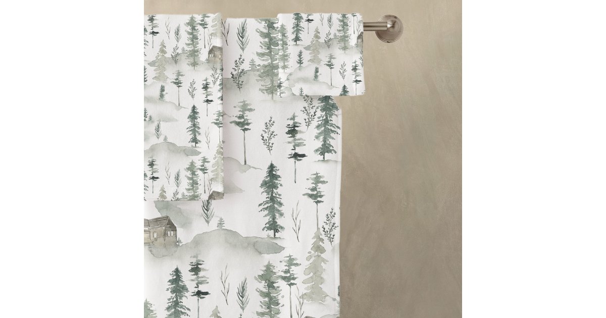 Rustic Neck of the Woods Cabin Bath Towel Set | Zazzle