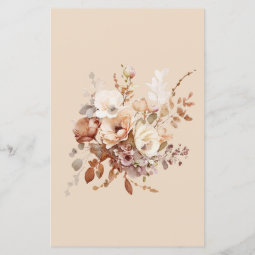Rustic Neutral Boho Floral Emoji Pictionary Game | Zazzle