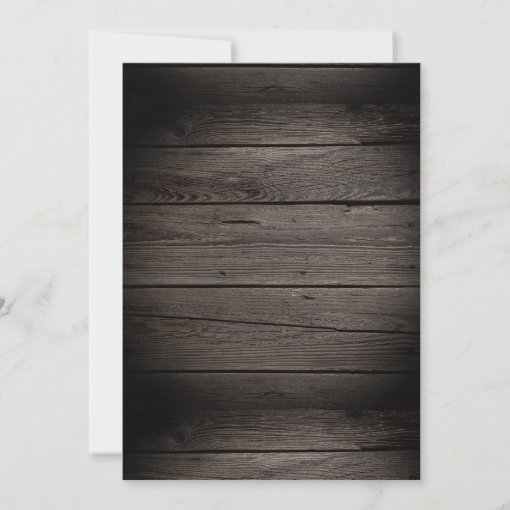 Rustic Old Barn Wood Wedding Invitation | Zazzle