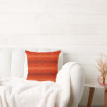 Rustic Orange Aztec Pattern Pillow | Zazzle