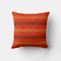 Rustic Orange Aztec Pattern Pillow | Zazzle