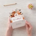 Rustic Orange Boho | Watercolor Blush Wedding All In One Invitation ...